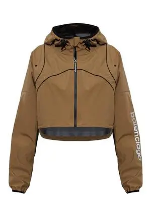 Balenciaga Techwear Cropped Jacket - Camel