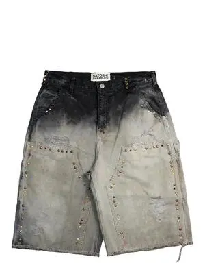 SATOSHI NAKAMOTO Danny's Carpenter Short Black - Gray