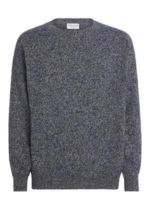 Johnstons Of Elgin Cashmere Marl Sweater - Grey