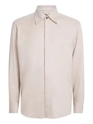 Herno Silk-cashmere Shirt - Beige