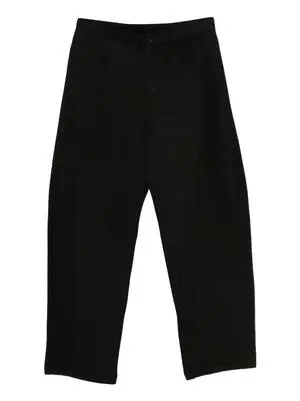 Sacai Button-fastening Track Pants - Black