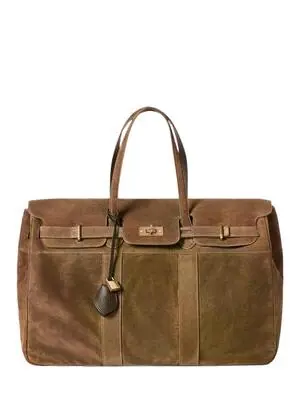 Brunello Cucinelli Explorer Suede Travel Bag - Brown