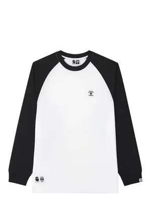 FINGERCROXX Logo-patch Raglan-sleeve T-shirt - White