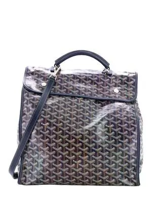 Goyard Saint Leger Briefcase Coated Canvas Backpack - Blue