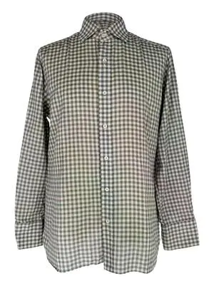 TOM FORD Gingham Button-down Shirt