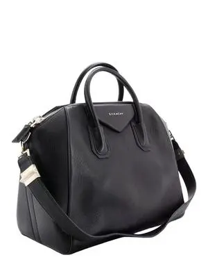 Givenchy Antigona Leather Medium Satchel - Black