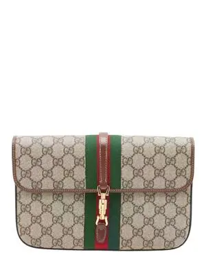 Gucci 2016-2026 Gg Supreme Web Jackie 1961 Belt Bag - Neutrals