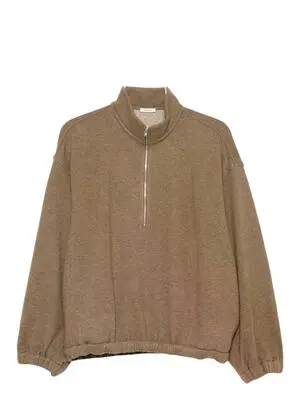 LAMRONS Quarter-zip Elasticated-hem Sweater