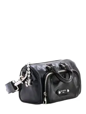 LOUIS VUITTON Keepall Cargo Bandouliere Bag In Calfskin With Monogram Leather - Black