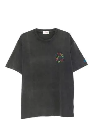 MC2 SAINT BARTH Logo-embroidered T-shirt - Grey