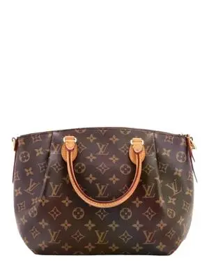 LOUIS VUITTON Turenne Handbag Monogram Canvas Pm Satchel - Brown