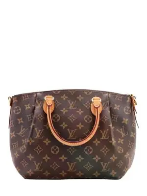 LOUIS VUITTON Monogram Canvas Pm Satchel Handbag - Brown
