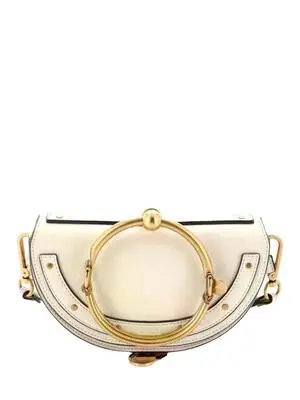 Chloé Nile Leather Mini Crossbody Bag - Neutrals