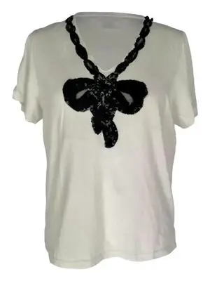 Marc Jacobs Embroidered Bow T-shirt - White