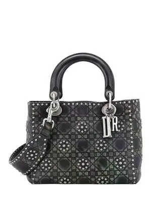 Dior Lady Satchel Bag - Black