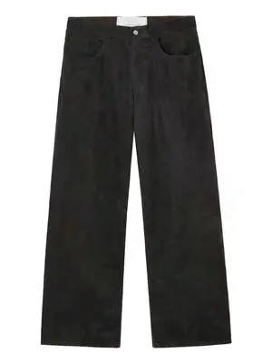 ERL Faded Corduroy Wide-leg Trousers - Brown
