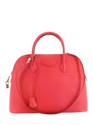Hermès Bolide Bag Fjord 35 Satchel - Red