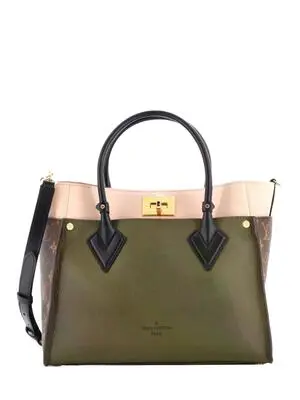 LOUIS VUITTON On My Side Tote Bag Mm Monogram Canvas - Green