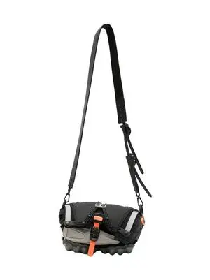 INNERRAUM Sculptural-panelled Messenger Bag - Black