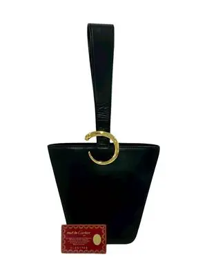 Cartier 2010-2026 Leather Panthere Handbag - Black