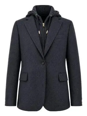 Eleventy Long-sleeve Casual Jacket - Black