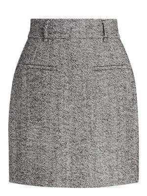 DOLCE & GABBANA DOLCE & GABBANA Wool Mini Skirt