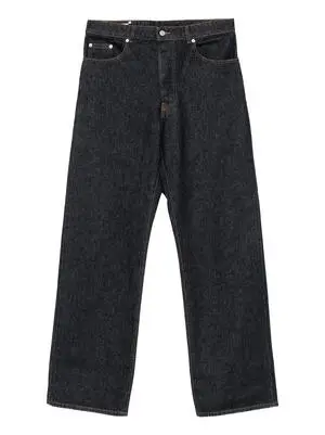 Dries Van Noten Belt-loop Jeans - Black