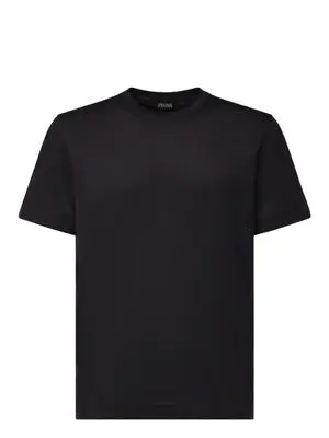 Zegna Crew-neck T-shirt - Navy Blue