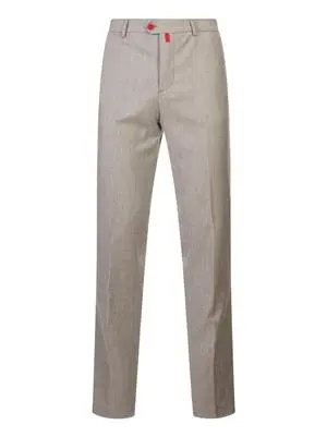 Kiton Casual Trousers With Belt Loops - Grey