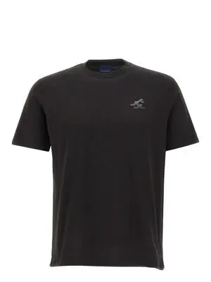 Paul & Shark Logo Crew-neck T-shirt - Black