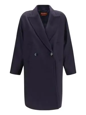 Max Mara Long-sleeved Coat - Black