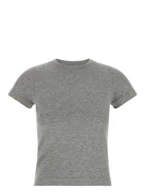 Extreme Cashmere America Fitted Knitted T-shirt - Gray