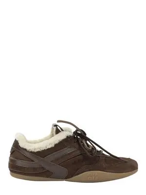 Miu Miu Gymnasium Low-top Sneakers - Moro