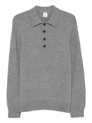 ELEVENTY Eleventy Long-Sleeved Collared Sweater