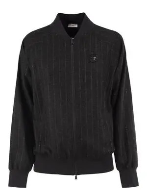 Brunello Cucinelli Zipped Jacket - Black