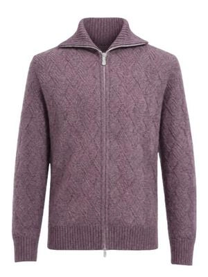 Eleventy Zip-up Sweater - Gray