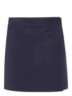 SEMICOUTURE June Double Layers Miniskirt - Black