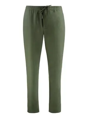 Canali Drawstring Trousers - Green