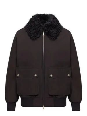 Moncler Rougequeue Hooded Short Down Jacket - Black