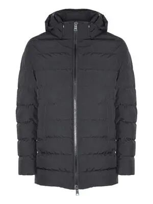 Herno Hooded Padded Coat - Black