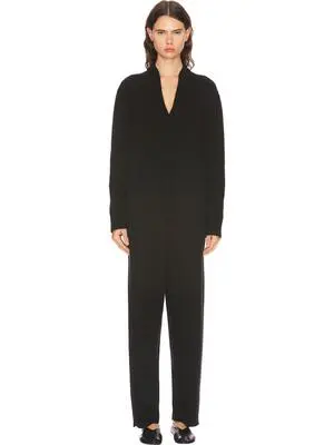 THE ROW Poynta Cashmere Cardigan - Black