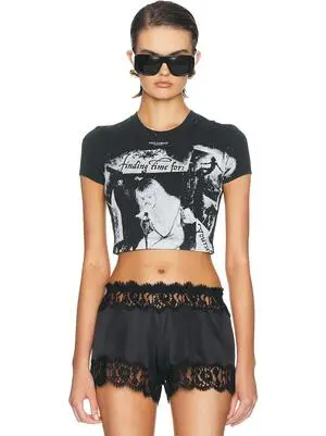 Dolce & Gabbana Jersey Graphic T-shirt - Black
