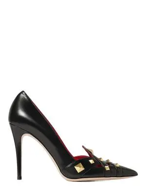 Valentino Garavani Studded Nappa Leather Pumps - Black