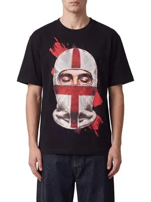 IH NOM UH NIT Graphic Print Cotton Crew Neck T-shirt With Slogan - Black