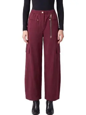 Liu Jo Cargo Pants - Red