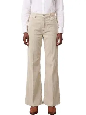 HAIKURE Clara Mid-rise Flared Corduroy Jeans - Natural