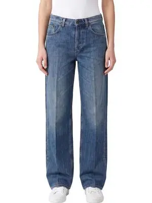 DONDUP Jacklin Mid-rise Wide Leg Jeans - Blue