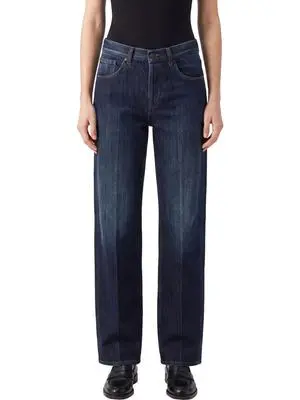 DONDUP Jacklin Mid-rise Wide Leg Jeans - Blue