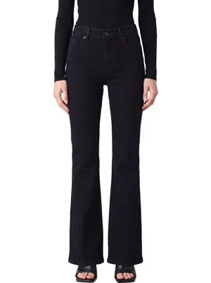 FRAME The Reboot High-waist Flared-fit Jeans - Black