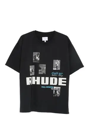 Rhude Winter Rallye Tee - Blkwitblu